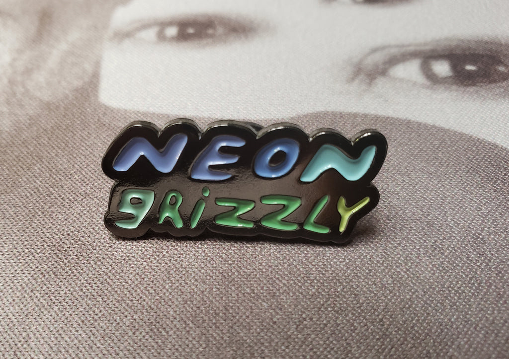 Neon Grizzly ALPHA Enamel Pin