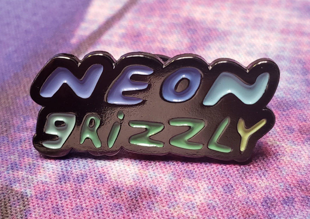 Enamel Pins – Neon Grizzly